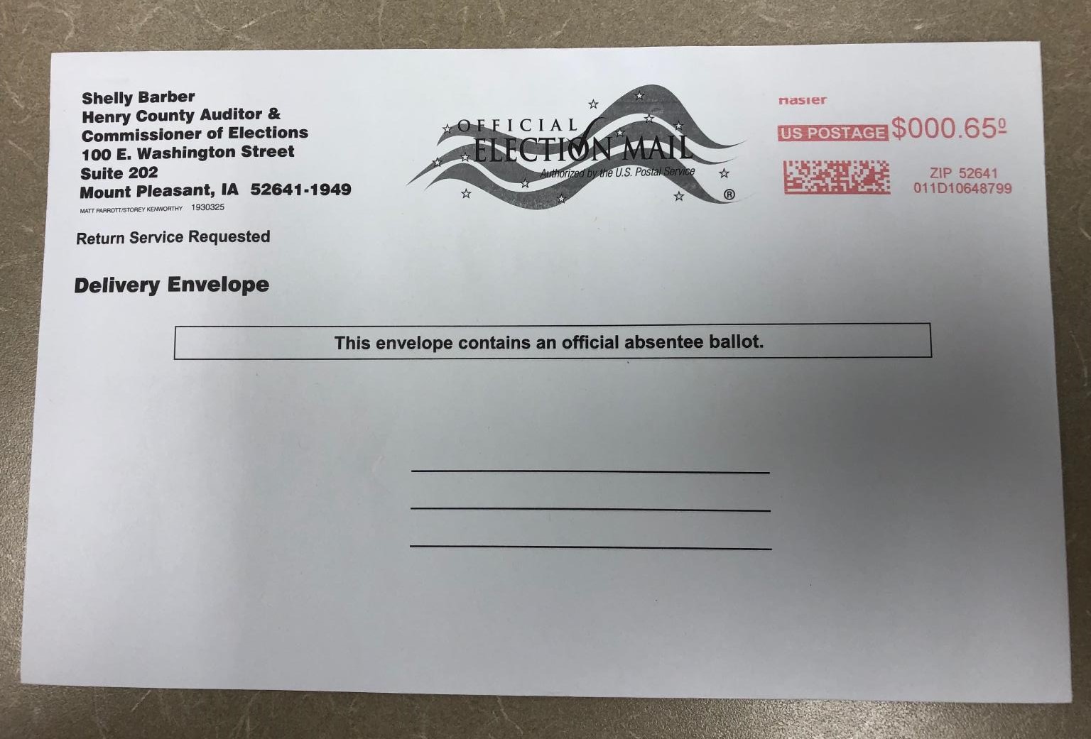 Henry County, Iowa - Election